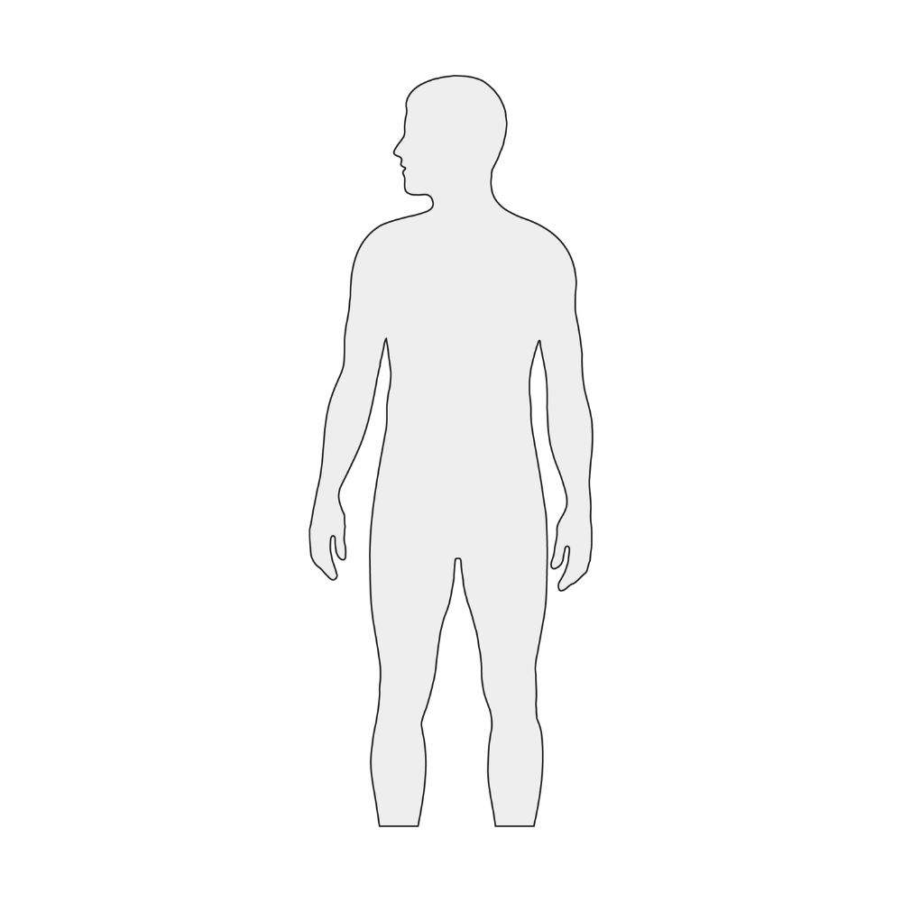 Human male outline