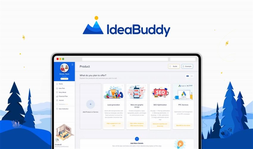 IdeaBuddy - All-in-one business planning software, powered by AI